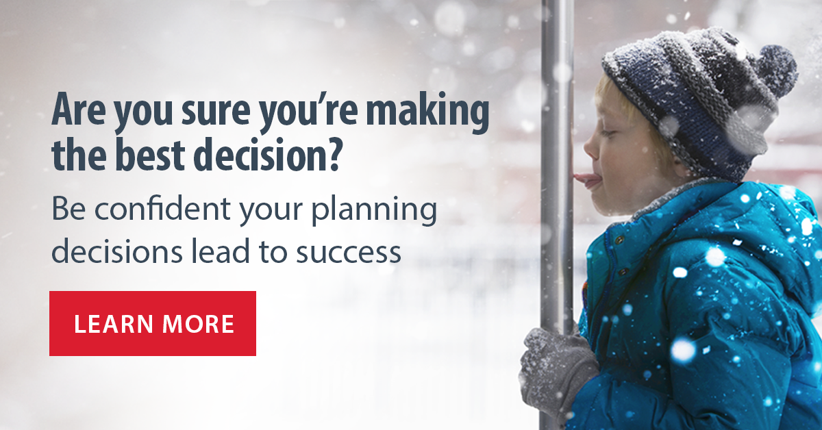 Be confident your decisions will lead to success