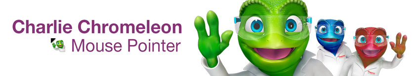 Download the Charlie Chromeleon Mouse Pointer Today